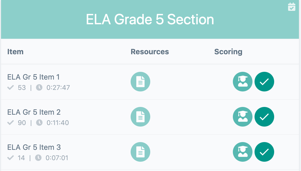 Scoring Page – OSCAR Support